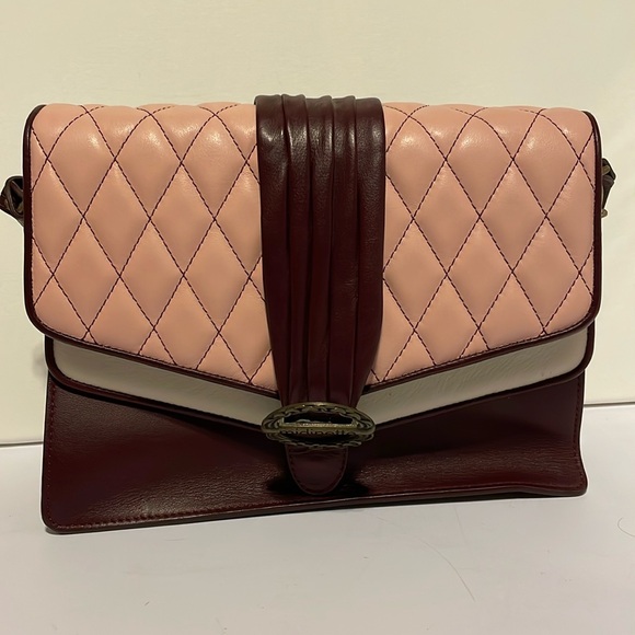 Midinette | Bags | Midinette Vintage Pink White And Maroon Purse Two ...